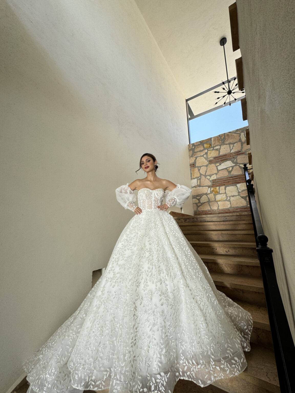 VESTIDO ELITE COLLECTION 1402 OFF WHITE – elitecollection.mx